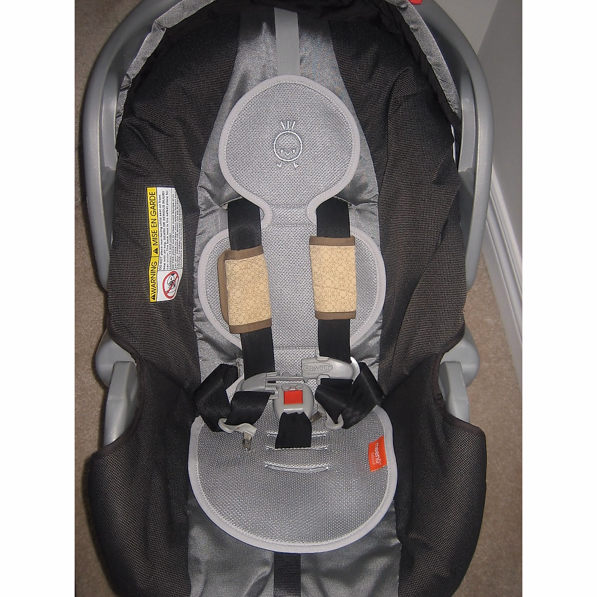 Cool Mee - Bucket Seat Liner - 0-12 Months - Jet Black