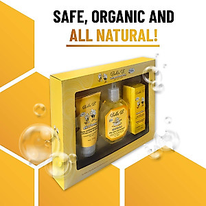 Bella B 3-Piece Baby Bath Gift Set- Baby Shower Gifts - Baby Body Wash - Baby Lotion - Organic Diaper Rash Cream - Baby Body Lotion - Organic Baby Lotion - Organic Baby Shampoo