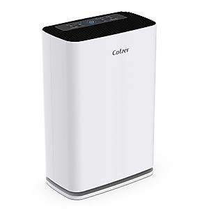 COLZER 2500 Sq. Ft. HEPA Air Purifiers for Home Large Room 4-Stage Air Filtration to Clean 99.97% of Hair, Dust, Smoke, Odor for Bedroom Living Room Office