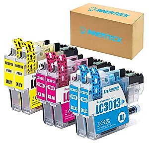 INNERTECK Replacement Ink Cartridges Compatible for Brother LC3013 XL 3013 High Page Work with Brother MFC-J491DW MFC-J497DW MFC-J690DW MFC-J895DW Printer (6 Pack, 2 Cyan,2 Magenta,2 Yellow)