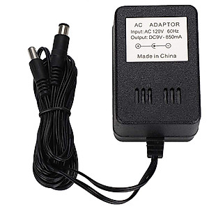 Power Supply, Power Adapter, ABS Power Supply Charger for NES/SNES/Genesis 3 in 1 Game Console Charger Power Adapter US 110-240V