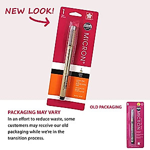 Sakura Pigma 50045 Micron Blister Card Ink Pen Set, Black, 003 Black 1CT