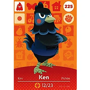 Nintendo Animal Crossing Happy Home Designer Amiibo Card Ken 225/300 USA Version