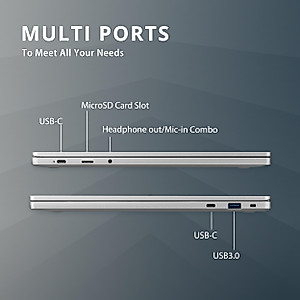 Samsung 4+ Chromebook Laptop, 15.6" FHD LED Display, Intel Celeron N4000, 4GB RAM, 64GB eMMC, HD Webcam, Wi-Fi 5, Bluetooth, Chrome OS, Platinum Titan, 32GB Hotface USB Card