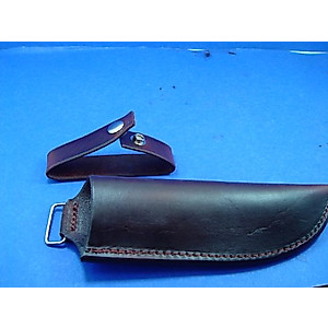 BK 2 and the BK 10 Dangler Strap Can Be Removed and Sheath Worn Like a Ordinary Right Hand Carry Sheath. The Sheath Is Made Out of 10 Ounce Water Buffalo Hide Leather. The Water Buffalo Leather Is Very Soft Durable and Pliable. The Sheath Is Dyed Dark Bro