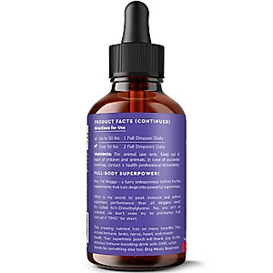 Premium DMG for Dogs – DMG Liquid to Support Immune Health, Skin, Stamina, Muscles, Stress & Performance - Dimethylglycine (DMG) for All Ages, Sizes & Breeds – 4oz