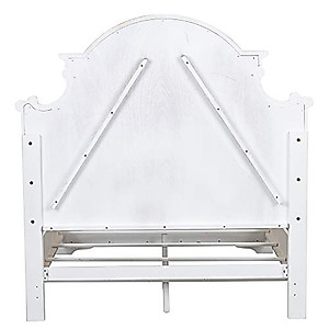 Liberty Furniture INDUSTRIES Magnolia Manor Panel Bed, Queen, Antique White