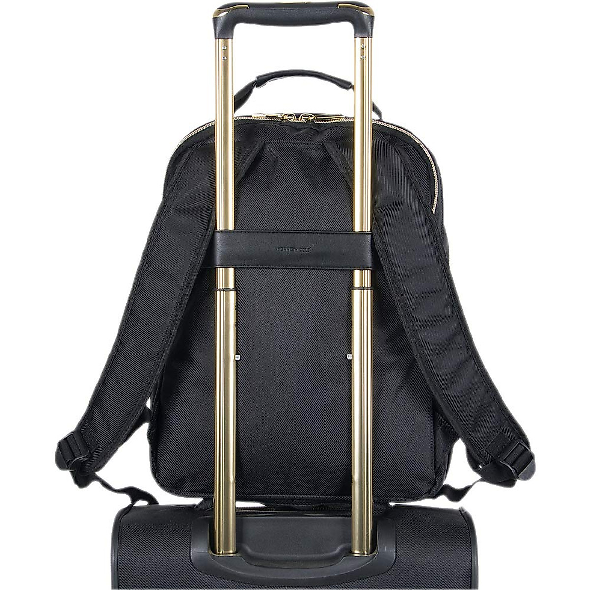 Kenneth Cole Reaction Women's Chelsea 15" Laptop Bag Computer Bookbag for Work, School, College, Nurse, Travel Daypack Purse Backpack, Black