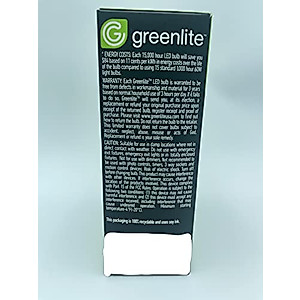 Greenlite 4 Pack 9W LED 60W Equivalent, Non-Dimmable Light Bulb
