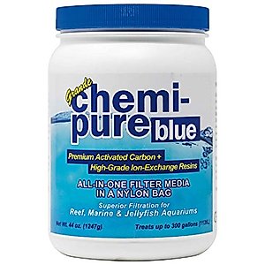 Boyd Enterprises CPBLU44 Chemi-Pure Blue Grande Aquarium Filtration, 44 oz, Black