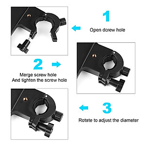 Mr.Power Microphone Stand Plastic Tray with Phone Holder, Mic Stand Clamp-On Rack Tray Holder for Most Mic Stands, for Stage, Live Streaming, Concert Performance, Karaoke (10.6" x 8") (Large)