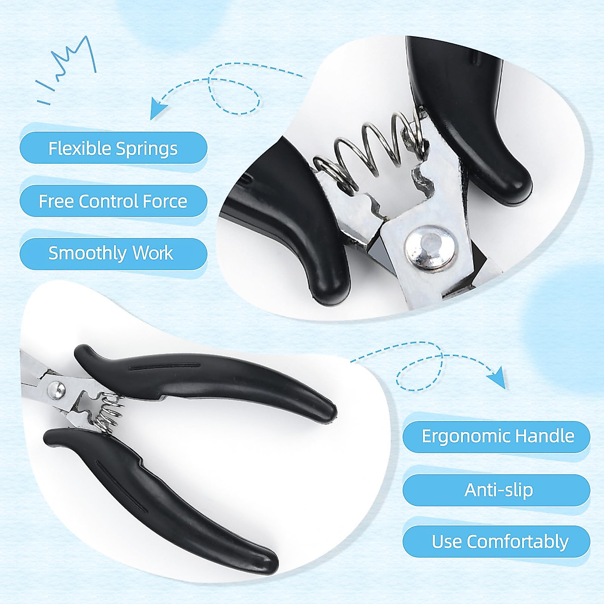 Neitsi Fusion Bond Crusher Tool for Keratin Hair Extensions… (Thread Shape)