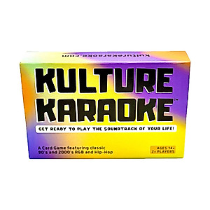 Kulture Karoke: Kulture Karoke, Help your game or karoke night with these cards to give you song ideas and fun categories for 2+ players, Ages 14+