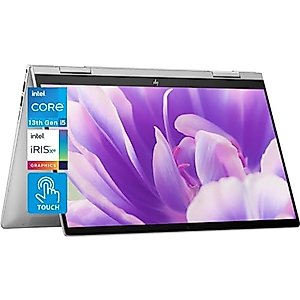 HP Envy 2 in 1 Touch Screen Laptop 2023 Newest, 14" FHD IPS Touchscreen, Intel Core i5-1335U(10-core Up to 4.60 GHz), 8GB RAM, 512GB SSD, Intel Iris Xe Graphics, Wi-Fi 6E, Fingerprint, Win 11 Home