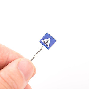 Milageto Pack of 14 1/87 HO Scale Signs Road Scene Decoration Accessory