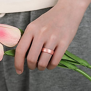 Egnaro Inner Arc Ergonomic Breathable Design, Silicone Rings for Women with half sizes, Women's Silicone Wedding Band，5mm Wide-2mm Thick