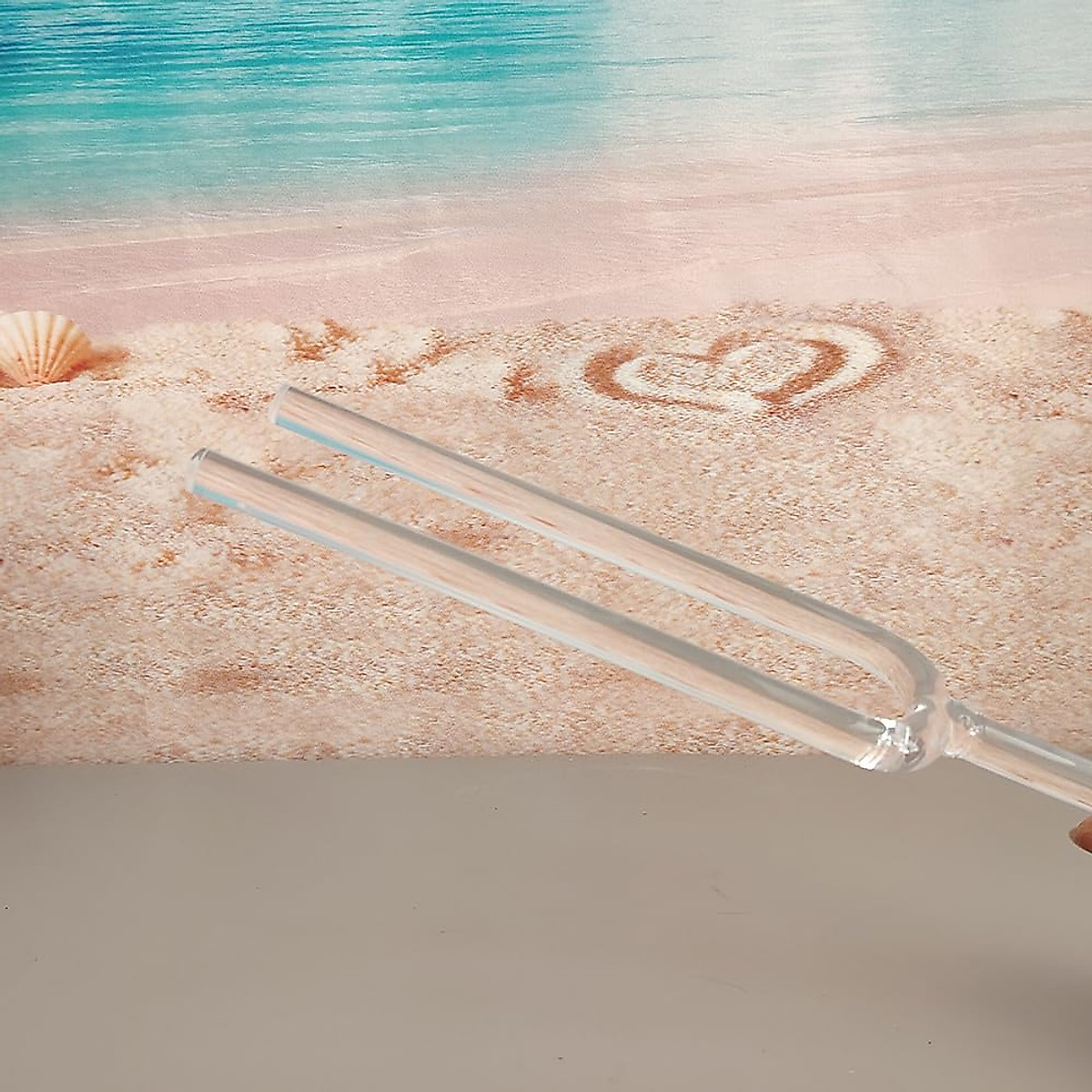 ENERGYSOUND Quartz Crystal Tuning Forks F Heart Chakra Perfect Healing Musical Instrument Diametre 16mm