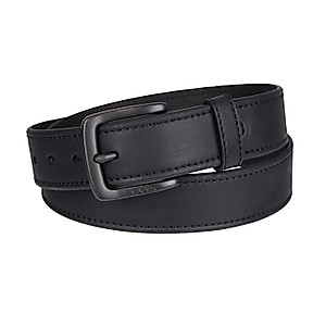 Levi's Men's Casual Leather Belt, Matte Black, X-Large (42-44)