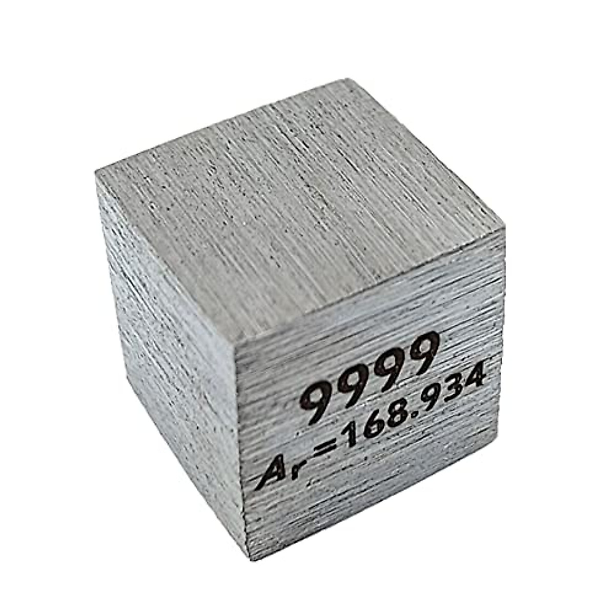 0.39" Element Cube Pure 10mm Density Cube for Element Collection Periodic Table Hunter, and More (0.39", Thulium)