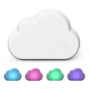 Pure Enrichment® PureBaby® Cloud Ultrasonic Cool Mist Humidifier - Quiet Variable Mist for up to 24 Hrs, Color Night Light, BPA-Free, Ideal for Baby