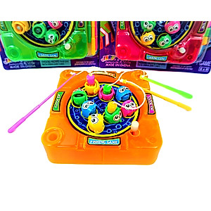 JA-RU Pocket Retro Mini Handheld Games (3 Toys Bundle) Mini Basketball, Hand Pinball Game, & Magnetic Fishing Toy. Classic Party Favors for Kids. 3255-3258-3205p