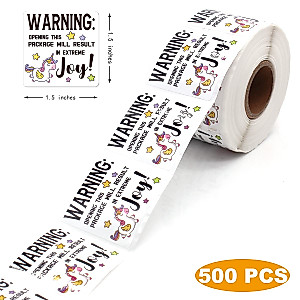 SNANA 1.5 Inch Thank You Sticker, Small Business Packaging Unicorn Handmade, 500 PCS