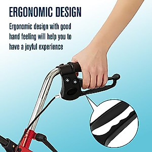 FVRITO Brake Handle with 41'' Cable Assembly Replacement for Medline Lumex 4-Wheel Folding Drive Rollator Rolling Walker Transport Wheelchair Mobility Knee Walkers Senior Medical Accessories