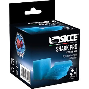 Sicce Shark PRO Replacement Cartridges, Freshwater and Saltwater, for submerged use (Sponges (4pcs. 20ppi, 1pc. 30ppi))