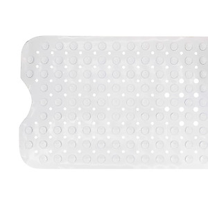 Bath Mat for Kids Toddler Baby, Extra Long 40 x 16 inch Non-Slip Baby Shower Bath Mat with Suction Cups (Ocean Animal-Vertical)