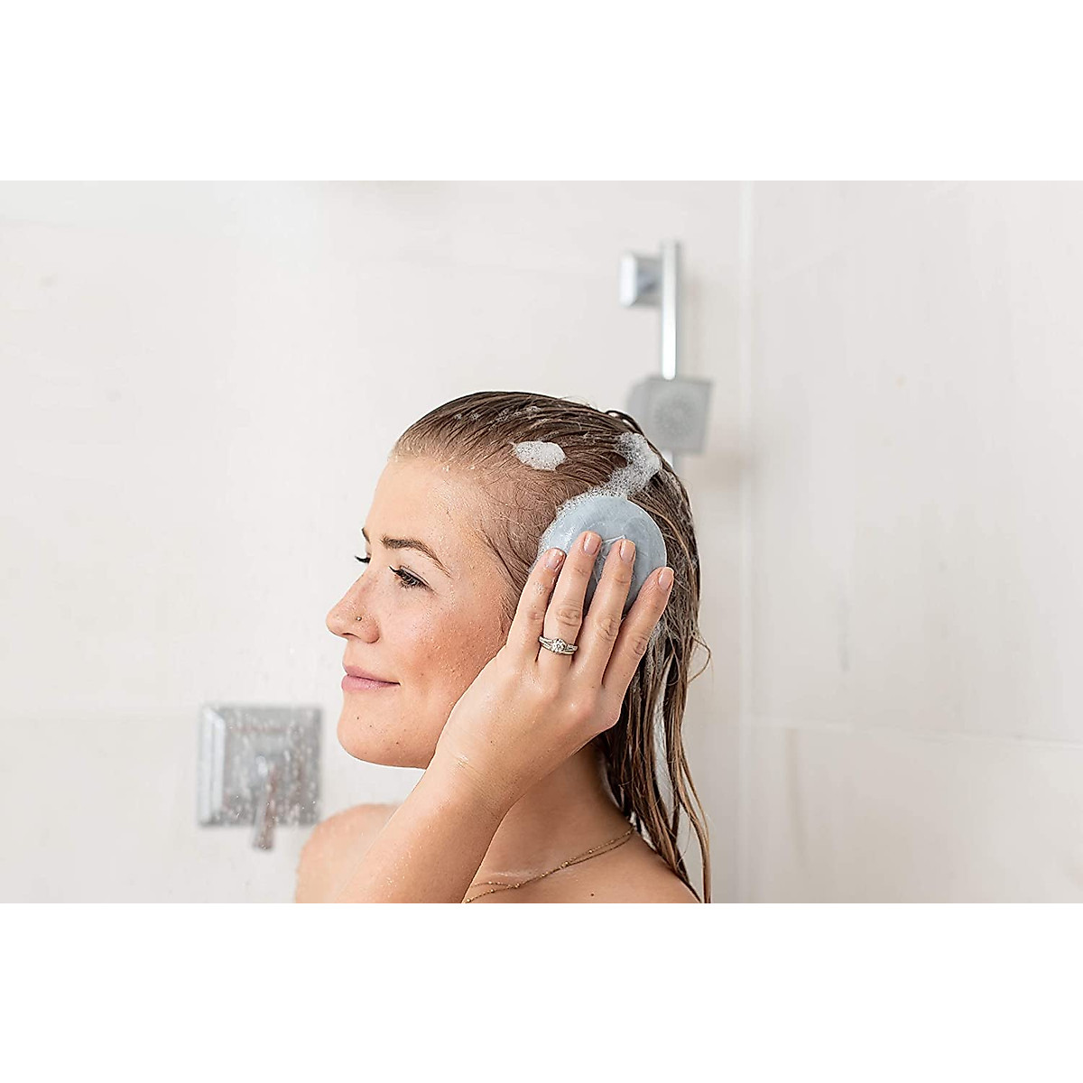 Soapbox Hair Conditioner Bar with Activated Charcoal to Detox & Refresh Dry, Damaged Hair - 2oz Solid Conditioner, Low Plastic, Vegan, Sulfate & Paraben Free Hair Care