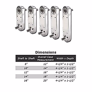 8 Inch Offset Steer Clear Steering Box Drop-Brushed-3/4-36 Spline