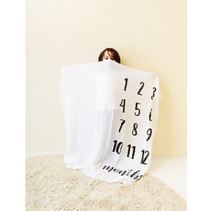 Mud Pie Monthly Milestone Blanket Photo Prop Set