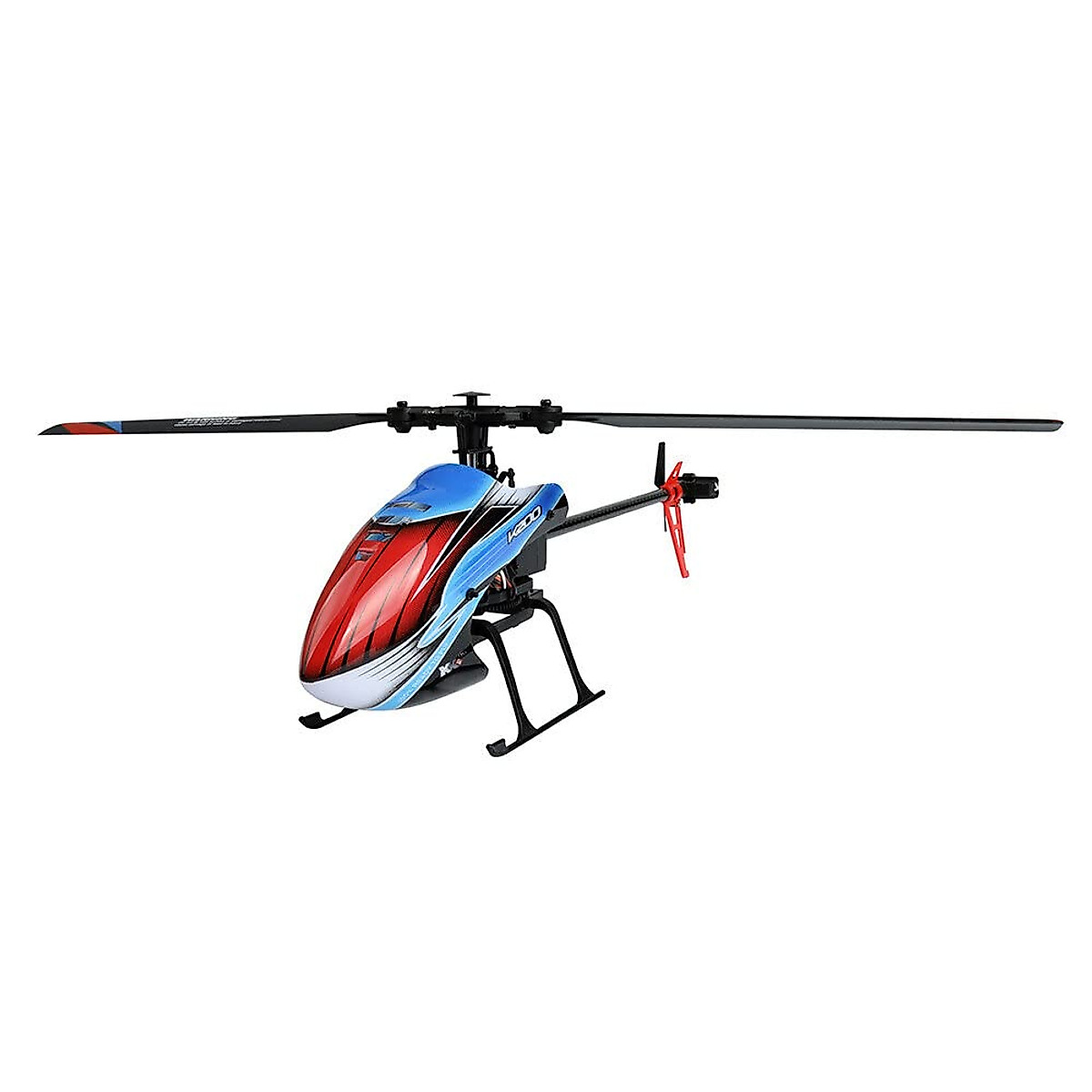 WLtoys XK K200 4CH 6-Axis Gyro Altitude Hold Optical Flow Localization Flybarless RC Helicopter RTF (with 1 Battery)