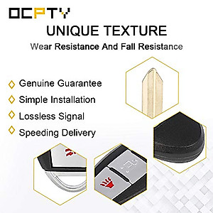 OCPTY 1 PCS Keyless Entry Remote Control Key Fob Transmitter Replacement for 15 16 17 18 for Nissan Pathfinder Murano Titan XD Titan S180144304 7812D-S180204 KR5S180144014 3 Buttons