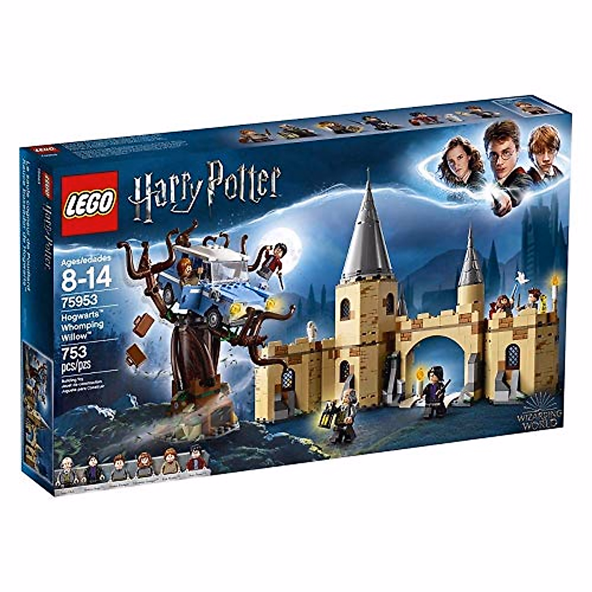 LEGO Harry Potter and The Chamber of Secrets Hogwarts Whomping Willow 75953 Magic Toys Building Kit, Prisoner of Azkaban, Hedwig, Hermoine Granger and Severus Snape for 8 - 14 years (753 Pieces)