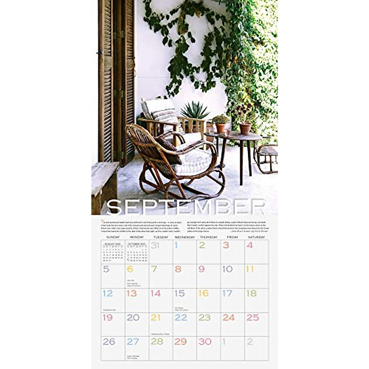 Out on the Porch Wall Calendar 2021