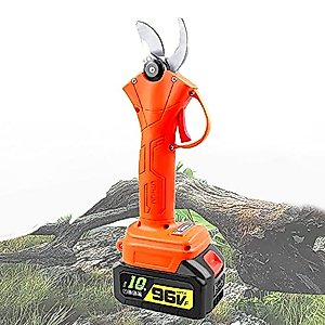 Vrseis Lithium Pruning Shears 21V Electric Secateurs SK5 Sharp Blade Branch Cutter 1 Inch/25mm Cutting Diameter with Toolbox Portable Rechargeable Garden Fruit Tree Bushes Trimmer