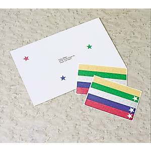 Avery Assorted Foil Star Labels 6007, 1/2" Diameter, 440 Labels (6007)