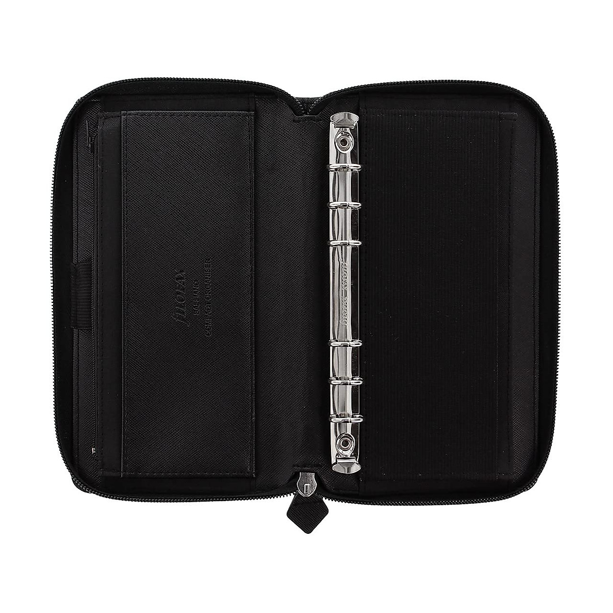 Filofax Saffiano Zippered Diary Black