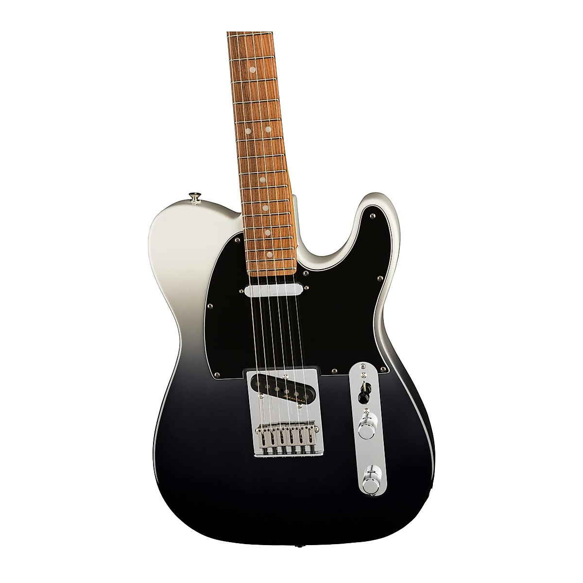 Fender 6 String Solid-Body Electric Guitar, with 2-Year Warranty, Right, Silver Smoke (0147333336)