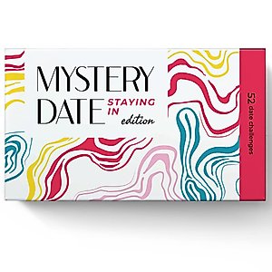 da Vinci's Room Mystery Date 52 at-Home Date Night Ideas Scratch Off Card and 52 Conversation Starters (Staying in Edition) - Unique Couples Gift, Couples Games, Couples Date Night Cards