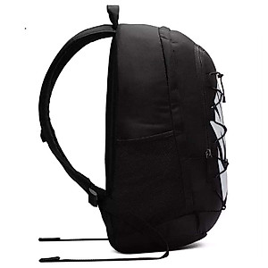 Nike Hayward 2.0 Backpack, for Women and Men with Polyester Shell & Adjustable Straps, Black/Black/White