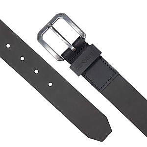 Carhartt Men's Casual Rugged Belts, Saddle Leather (Black), 34