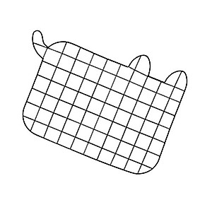 BESPORTBLE Grid Wall Panel Cat Shaped Photo Wall Display for DIY Wall Pictures Postcard Holder Storage Rack Black