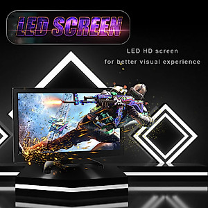 Hikity 11.6 Inch Small HDMI Monitor 1920x1080P Portable CCTV Monitors with BNC, AVI, VGA, HDMI Input Cable, Remote Control, Built-in Speakers, for PC, CCTV, Security Camera, Raspberry Pi, X-Box