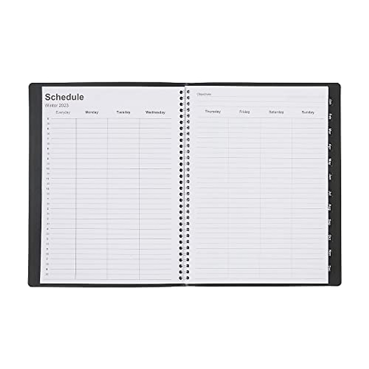 2023 Staples 8-Inch X 11-Inch Monthly Planner, Black (Tr52184-23)