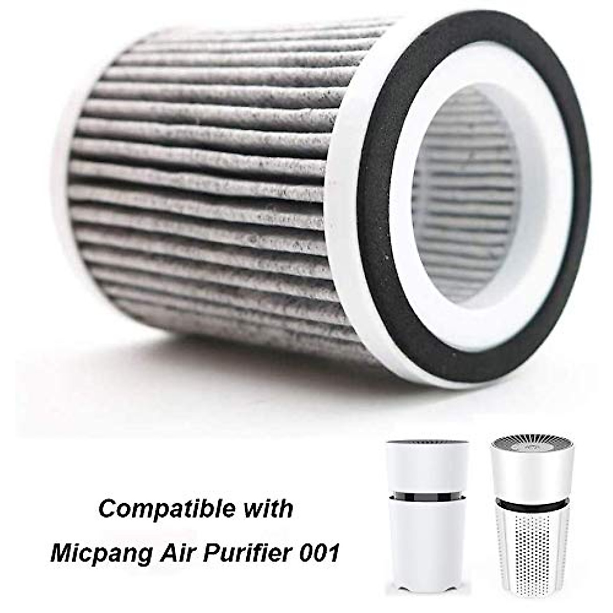 MICPANG Air Purifier Replacement Filters for A01 - Filter Replacement, Best Filter for Pets, Smoke and Dust