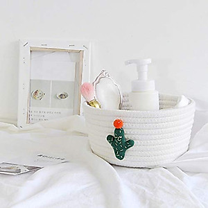 UXZDX Baby Diaper Caddy Organizer Basket Cleanable Interior Cotton Rope Eco-Friendly