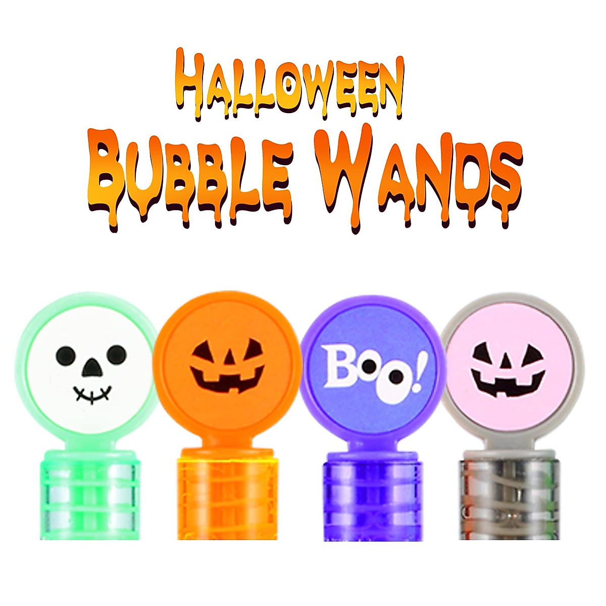 44 PCS Halloween Bubble Wands,Mini Bubbles Party Favors for Halloween,Perfect for Halloween Treats Prizes,Classroom Awards,Treat Bag Stuffers,Goody Bag Filler,for Boys Girls Kids Adults