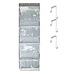 Hanging Yarn Storage Organizer,Knitting Yarn Organizer Wall Display with 5 Compartments for Crochet Yarn Knitting Needles and Accessories, No Accessories Included